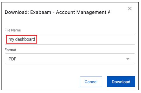 view and interact with dashboards exabeam documentation portal