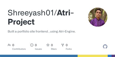 github shreeyash01 atri project built a portfolio site frontend