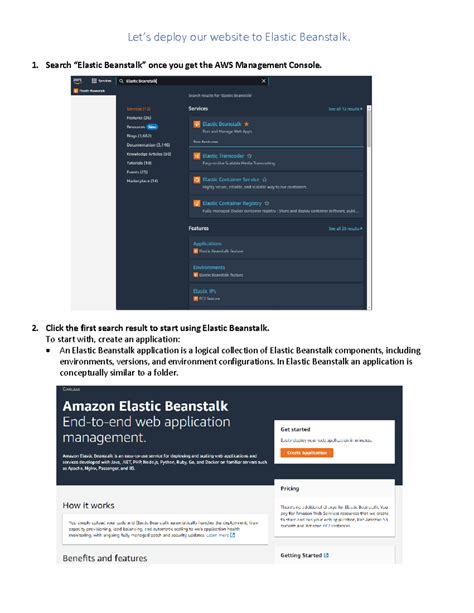 Deploy Web Application With Beanstalk Lets Deploy Our Website To Elastic Beanstalk Search
