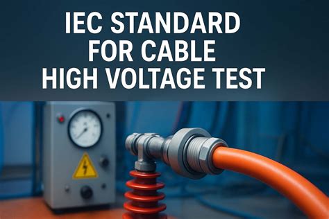 Iec Standard For Cable High Voltage Test Best Guide Electrical Engineering Hub