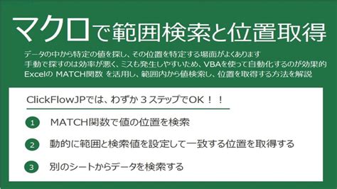 Vbaで柔軟な検索を実現｜like演算子とワイルドカードを活用したパターン検索方法 Clickflow 手作業をなくす自動化の流れ
