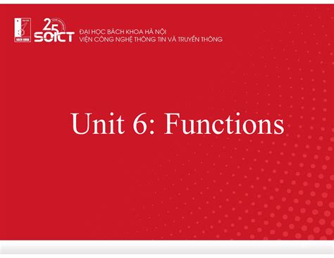 Unit2 6 C Unit 6 Functions Functions In C Introduction Program