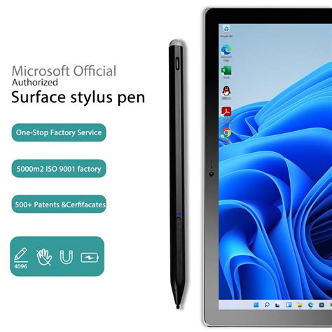 Surface Pen Slim Palm Rejection Tip Active Tablet Stylus Pen For Surface Pro Laptop Studio Go