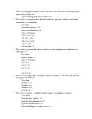 Java Programming Examples Sum Multiplication Average More Course Hero