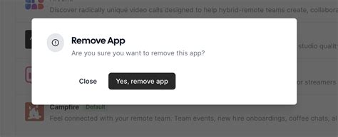 [cal 2071] broken ui for app removing dialog · issue 9846 · calcom