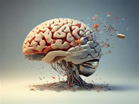 Premium Photo Human Brain 3d Render Of Human Brain 3d Illustration