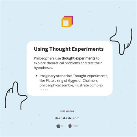 using thought experiments deepstash