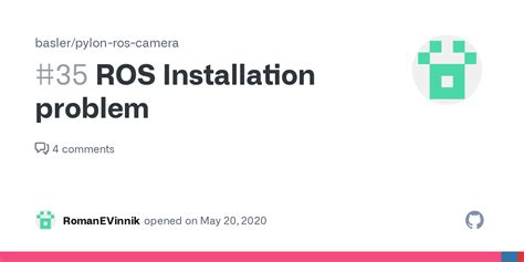 ROS Installation Problem Issue 35 Basler Pylon Ros Camera GitHub
