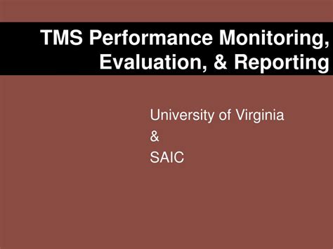 Ppt Tms Performance Monitoring Evaluation And Reporting Powerpoint Presentation Id 773816