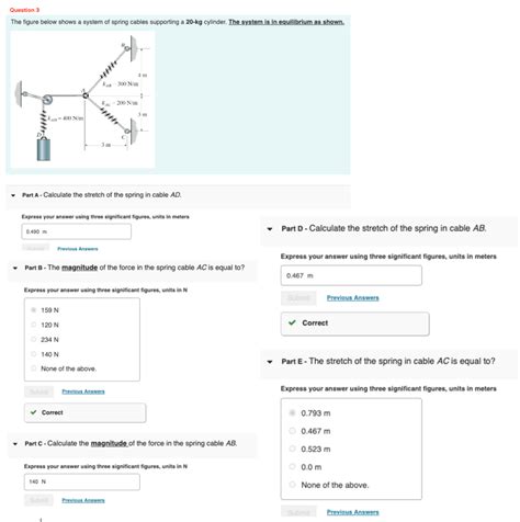 Solved Question 3The figure below shows a system of spring | Chegg.com