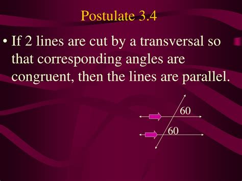 PPT Proving Parallel Lines Theorems Geometry Postulates Theorem Line Relationships