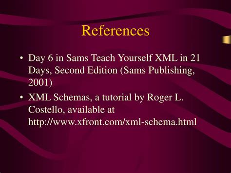 Ppt Xml Schema Definition Language Xsd Powerpoint Presentation