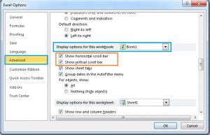 Ways To Fix Excel Scroll Bar Missing Issue