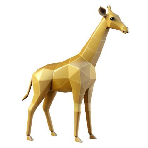 Hypnotic Notable Geometric Giraffe Silhouette Clean Lines Minimal Flat Color With Scalable