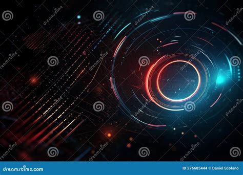 Abstract Background Technology Innovation Concept Generative Ai Stock Illustration
