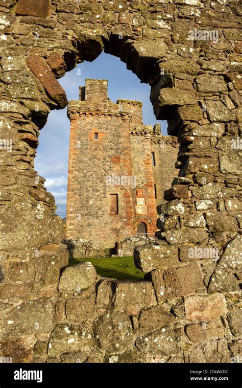 Balvaird Castle In Perthshire Is A Traditional Late Medieval Tower