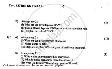 Data Communication Networking And Security 2010 2011 B Sc Computer