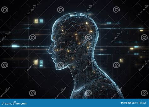 Data Processing And Artificial Intelligence Stock Image Image Of Future Idea 278386653