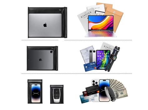 Rfid Signal Blocker Pouches Set Of 4 — Off The Back