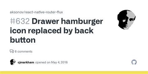 Drawer Hamburger Icon Replaced By Back Button Issue Aksonov React Native Router Flux