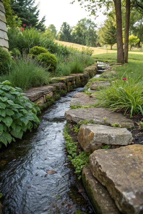 18 Inspiring Narrow Backyard Stream Design Ideas