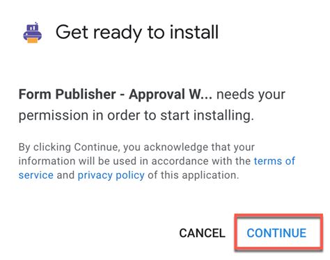 Install Form Publisher On Your Individual Account Documentation