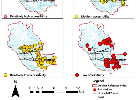 Spatial Distribution Of Riding Accessibility Clustering Results