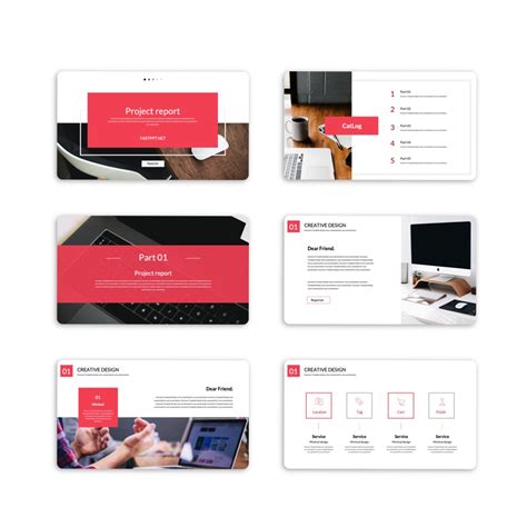 Google Slides Business Report Portfolio PowerPoint Original And High Quality PowerPoint Templates