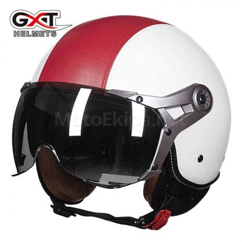 МотоШлем GXT G288 открытый белый/красный купить за 6 500 р. в СПб ...