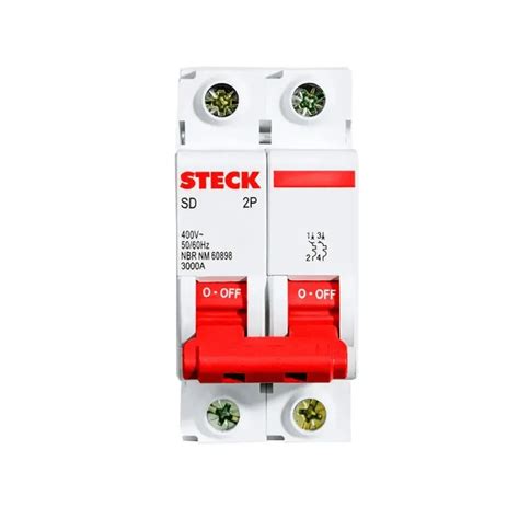 Disjuntor Bipolar 10a Curva C Steck