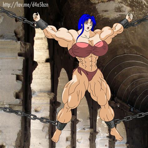 Chained Muscle Girl By Elee0228 On Deviantart