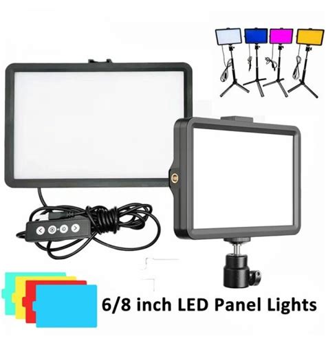 사진 스튜디오용 비디오 조명 셀카 조도 조절 가능 필 라이트 라이브 스트림 램프 삼각대 스탠드 없음 68 인 티몬