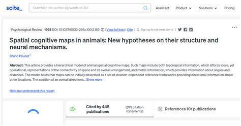 Spatial Cognitive Maps In Animals New Hypotheses On Their Structure