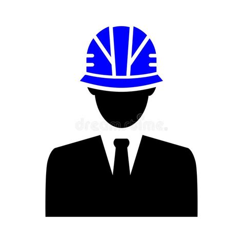 Civil Engineering Icon Stock Vector Illustration Of Helmet 346919846
