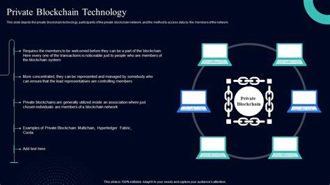 private blockchain technology blockchain use cases it ppt powerpoint