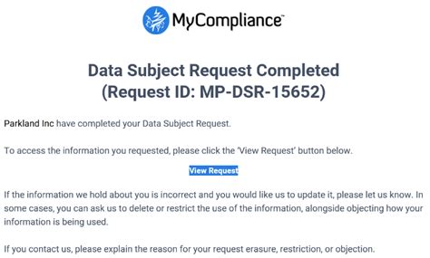 what happens when i complete a dsar metacompliance