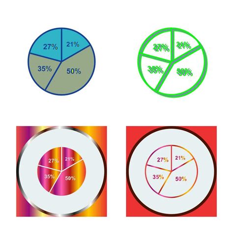 Pie Chart Vector Icon 31676800 Vector Art At Vecteezy