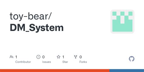 Github Toy Beardmsystem
