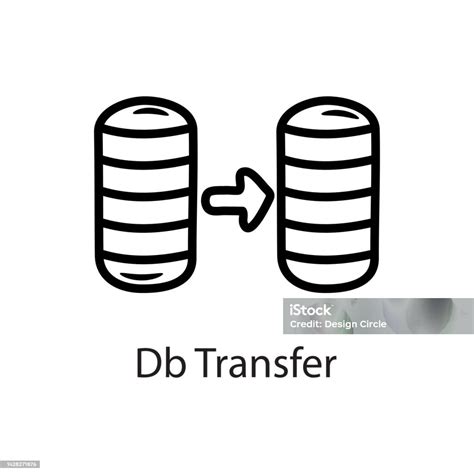 Db 전송 개요 아이콘 디자인 그림입니다 흰색 배경 Eps 10 파일의 데이터 기호 네트워크 서버에 대한 스톡 벡터 아트 및 기타 이미지 네트워크 서버 다운로드