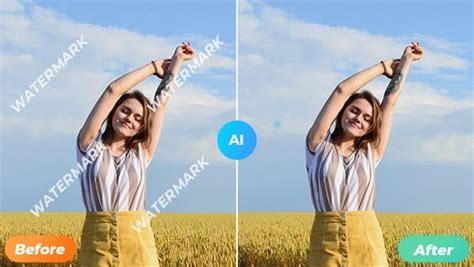 the step by step guide for removing watermarks from photos online for