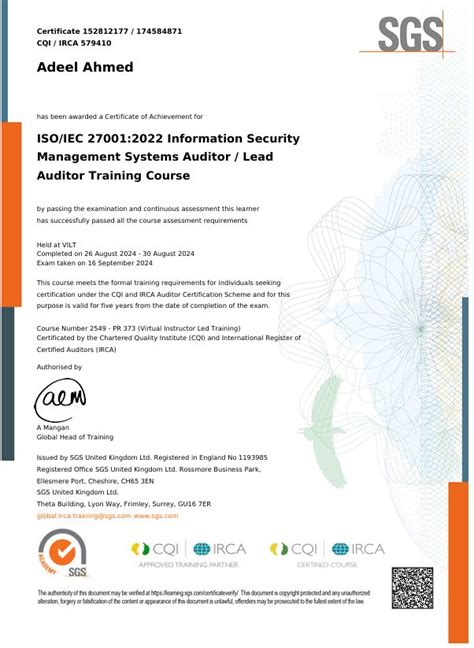 Adeel Siddiqui On Linkedin Iso27001 Leadauditor Certification Informationsecurity 59 Comments