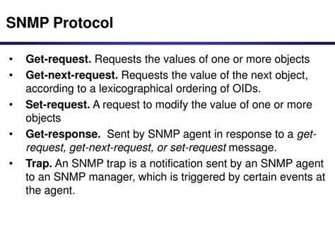 PPT SNMP Simple Network Management Protocol PowerPoint Presentation Free Download ID