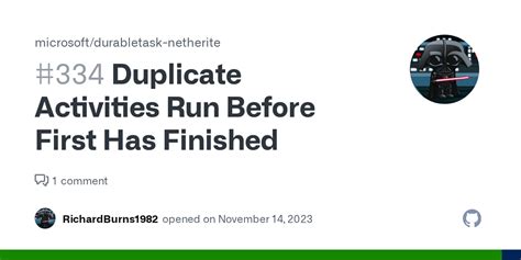 Duplicate Activities Run Before First Has Finished · Issue 334