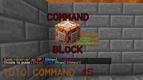 Minecraft Command Block 5 Faire Des Kits 1 8 Youtube