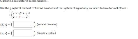 solved a graphing calculator is recommended use the