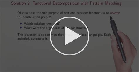 Lecture 42 Pattern Matching Types And Pattern Matching Coursera