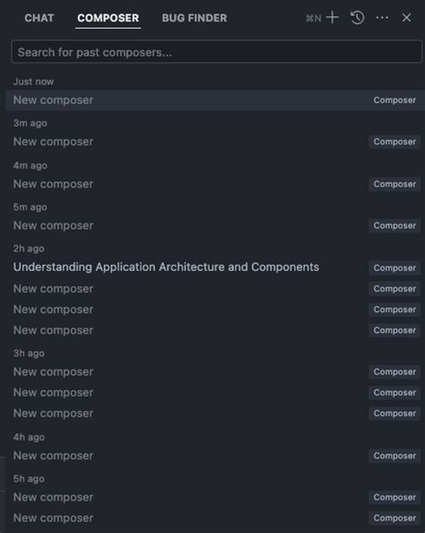 Not Able To Delete Composer History Bug Reports Cursor Community