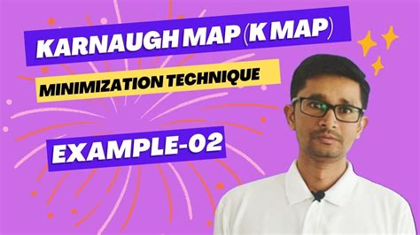 4 variables k map minimization technique ex 02 youtube