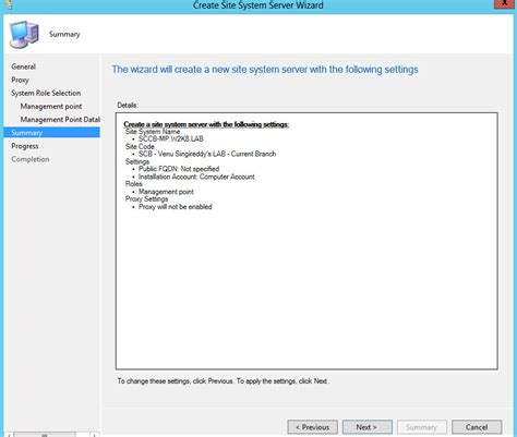 Venu Singireddy S Blog SCCM Current Branch Standalone Management Point