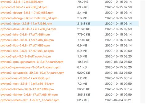 Centos7离线环境下安装python3（rpm包安装）centos7离线安装python3 Csdn博客